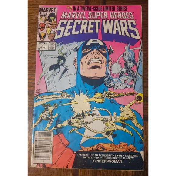 Other | Marvel Super Heroes Secret Wars 7 Newsstand 1st Full Julia Carpenter | Poshmark